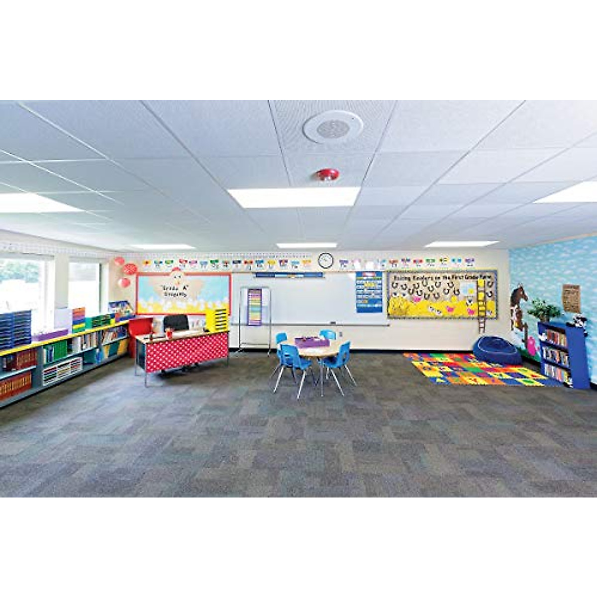 Classroom Keepers 2 Sets of 6 Storage Totes, 10-1/8"H x 12-1/4"W x 15-1/4"D, Colors May Vary 2 Pack