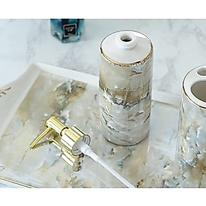 Bathroom Toiletries, Bathroom Five-Piece Set, Bathroom Toothbrush, Mouthwash Cup, Dental Ware, Ceramic Tray Set