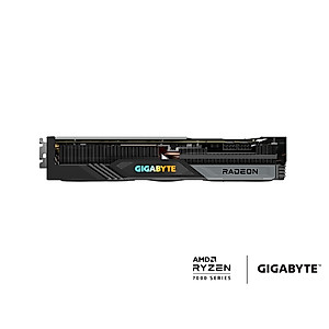GIGABYTE Radeon RX 7700 XT Gaming OC 12G Graphics Card, 3X WINDFORCE Fans 12GB 192-bit GDDR6, GV-R77XTGAMING OC-12GD Video Card