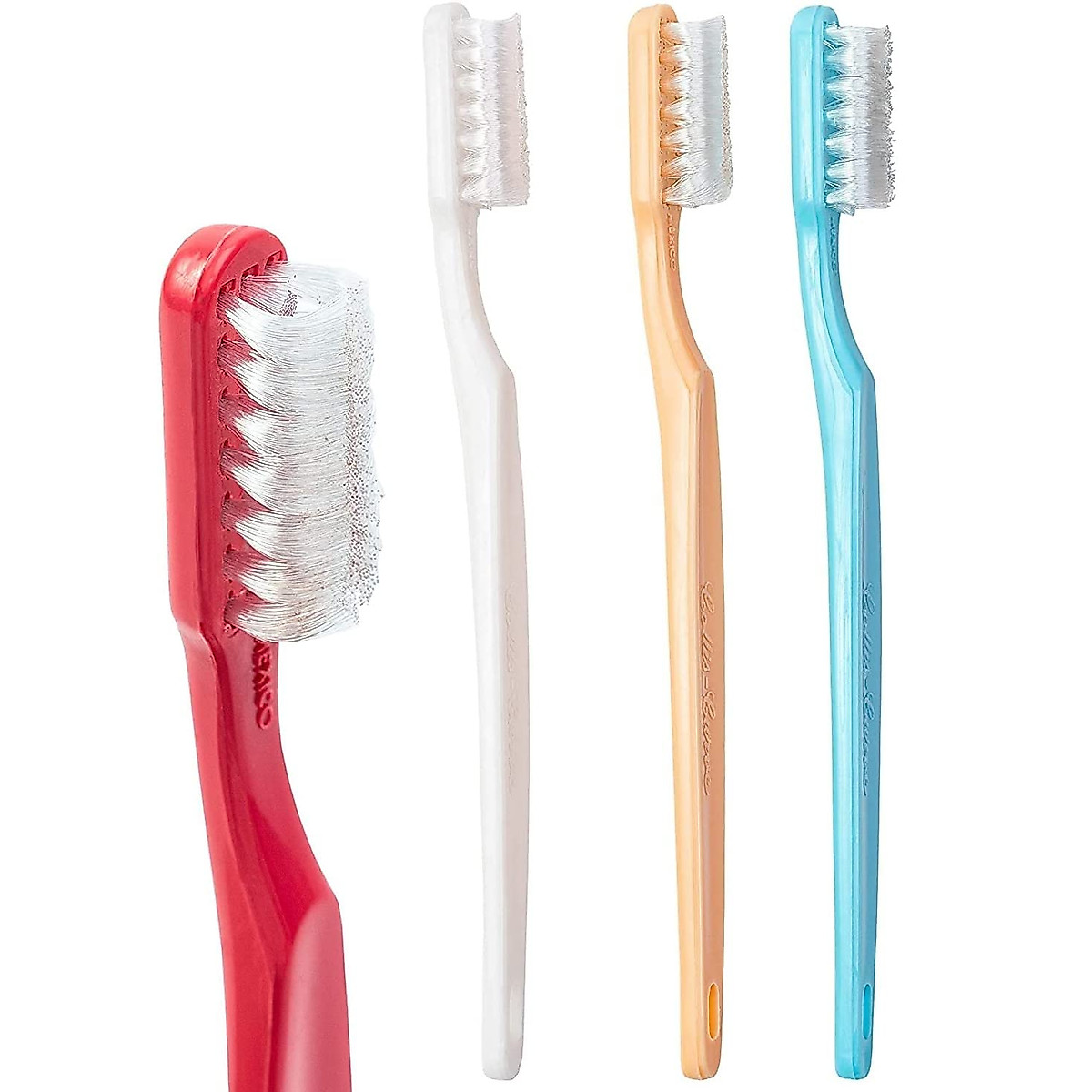 Collis Curve Adult Sampler Pack - Soft Bristles Toothbrush for Braces, Sensitive Gums - Manual Toothbrushes for Oral Care - 3 Sided Toothbrush