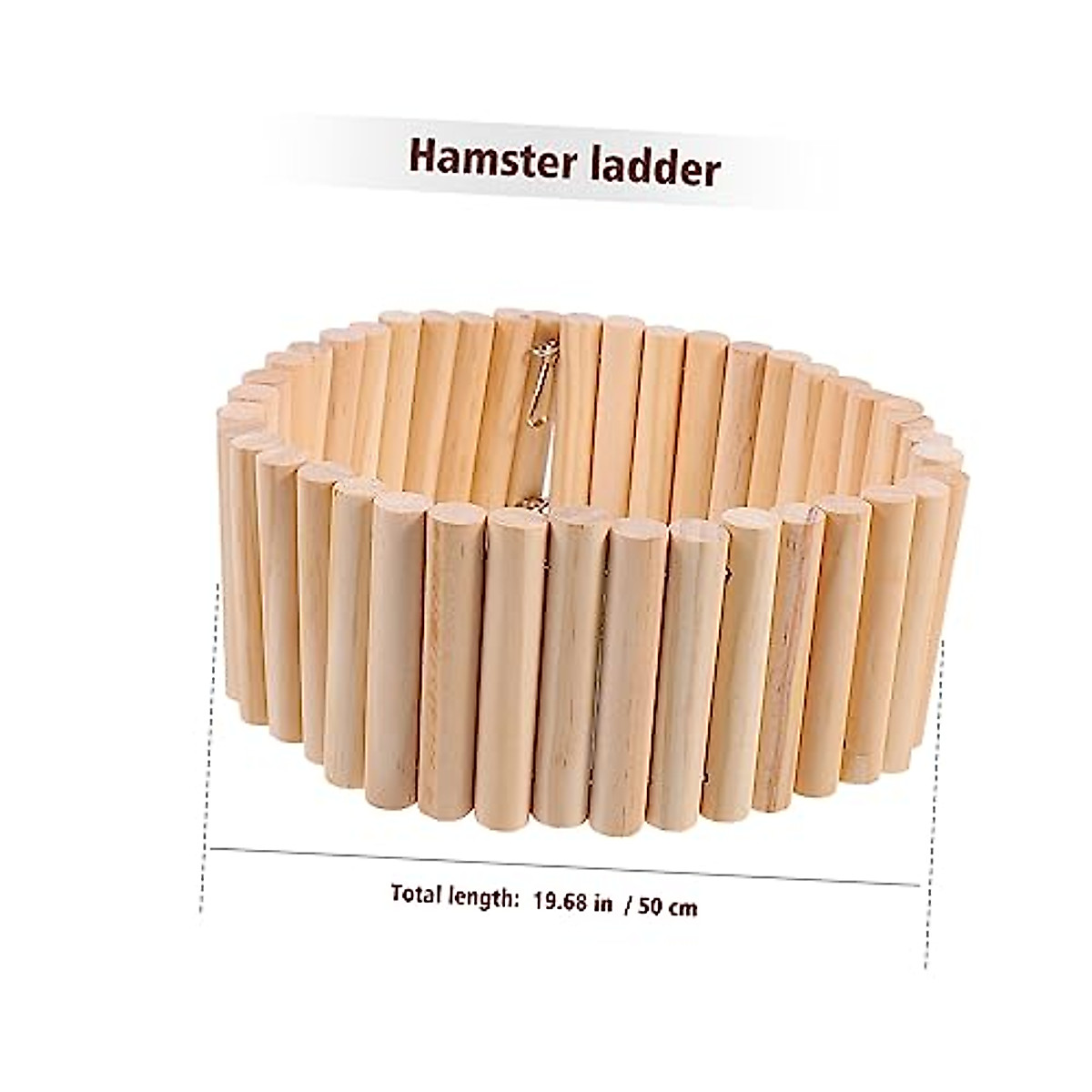 iplusmile Hamster Swing Dwarf Hamster Hideout Toys Bendable Bridge Hamster Rat Toys Hamster Wooden Bridge Climbing Toys Rocking Toy Bendable Toys Rat Ladder Wooden Arch Bridge Small Animals