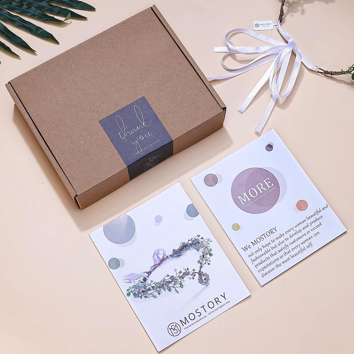 MOSTORY Handmade Forest Leaf Crown - ELf Woodland Hadpiece Fairy Green Branch Tiara Elven Vine Circlet with Rhinestone Tassel for Renaissance Party Cosplay Halloween Photo Prop