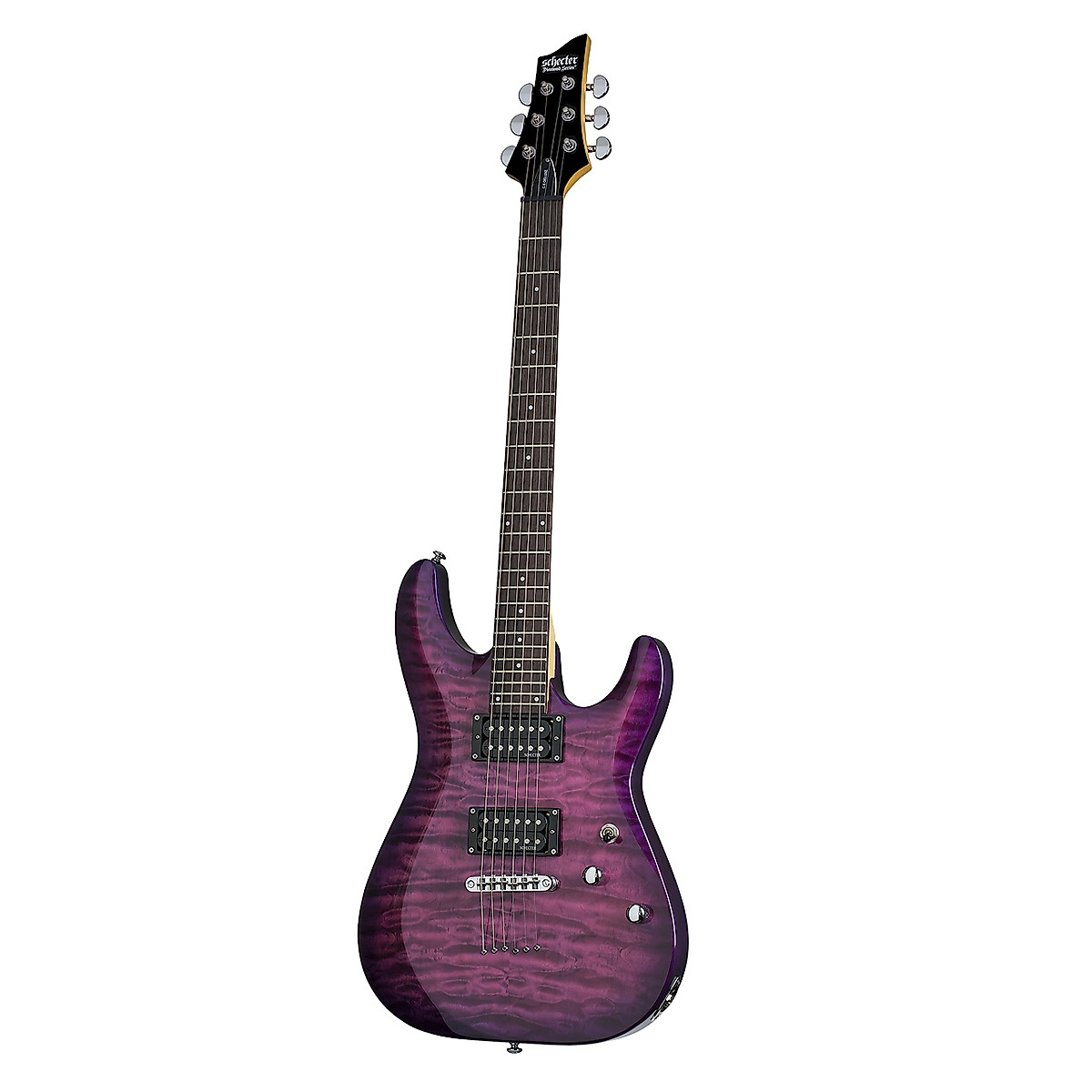Schecter C-6 Plus 6-String Electric Guitar (Right-Hand, Electric Magenta)