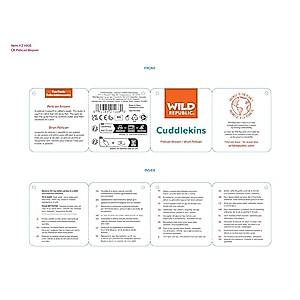 Wild Republic Brown Pelican Plush, Stuffed Animal, Plush Toy, Gifts for Kids, Cuddlekins 15 inches