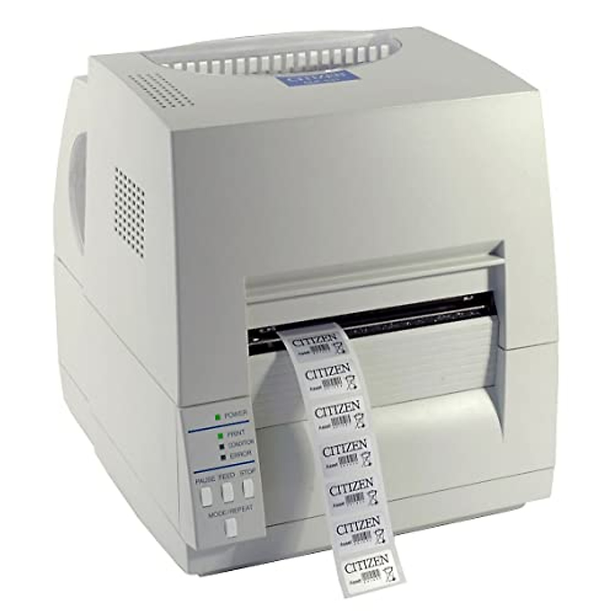 Citizen America CL-S621-GRY CL-S621 Series Thermal Transfer/Direct Thermal Barcode and Label Printer with USB/Serial Connection, 4" Maximum Print Width, 203 DPI Resolution, Gray