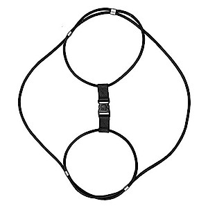 Encased Trash Can Lock for Animals/Raccoons, Bungee Cord Heavy Duty Large Outdoor Garbage Lid Lock (Trash Can NOT Included)