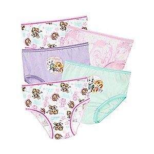 Paw Patrol Girls' Skye and Everest Underwear Size 5 Multicolored
