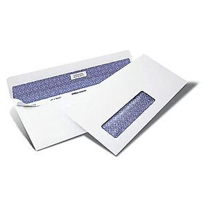 Office Depot 100% Recycled Lift Press(TM) Window Envelopes, 10 (4 1/8in. x 9 1/2in.), White, Pack Of 500, 76171