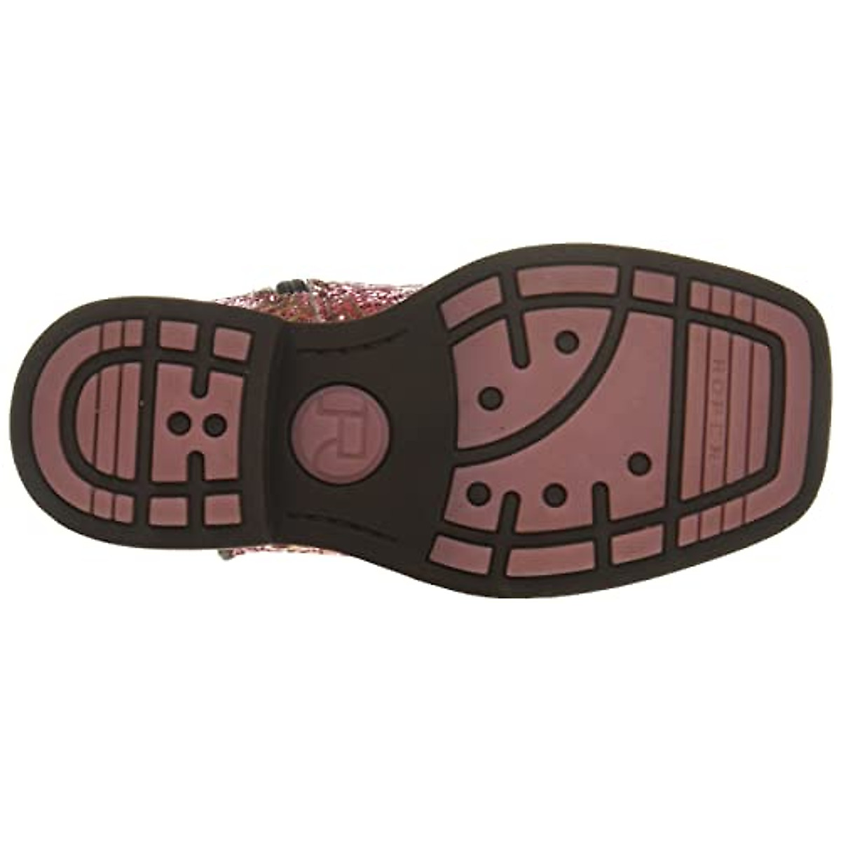 Roper Infants Cowbabies Glitter Aztec Boot, Pink, 4