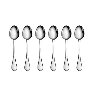 Artaste 59311 Rain 18/10 Stainless Steel Teaspoon, 6.25-Inch, Set of 12, Silver