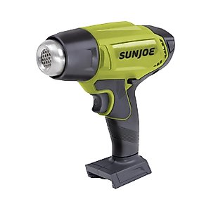 Sun Joe 24V-HG100-CT 24-Volt IONMAX Cordless Heat Gun 1022 Degrees Fahrenheit, 5 Second Ramp Accessories for Crafts, Shrinking, Paint Stripping, DIY Tool Only