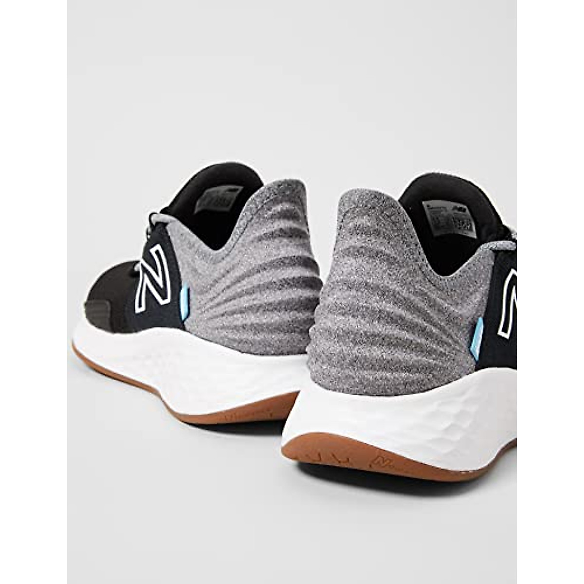 New Balance Women's Fresh Foam Roav V1 Sneaker, Black/Light Aluminum, 8