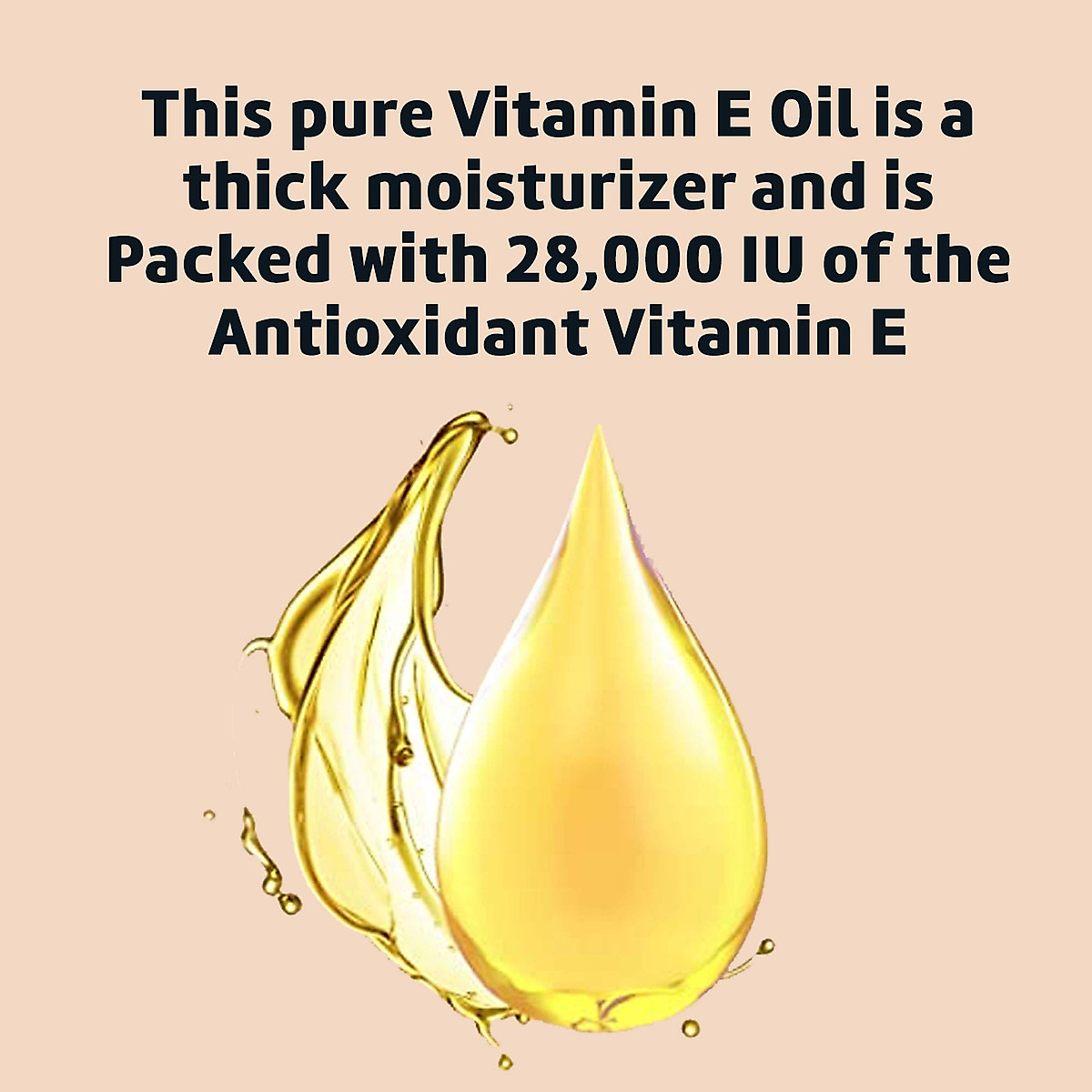 De La Cruz Vitamin E Oil for Face 28,000 IU - No Preservatives, Artificial Colors or Fragrances, Made in USA 1 FL. OZ.