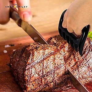 ChokosMilky Meat Claws Shredder - Pack of 2 Durable Bear Paws for Shredding, Pulling, Cutting, Serving Meats - BBQ Essential Heat Resistant Cooking Claws