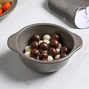 PandaEar Safe Stackable (4 Pack) Authentic Bamboo Baby Toddler Bowls Dinnerware, Non-Toxic Top Rack Dishwasher Safe, Eco-Friendly BPA Free(Neutral)