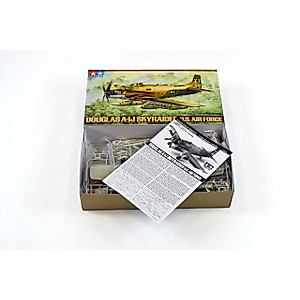 Tamiya 61073 1/48 Douglas A-1J Skyraider USAF Plastic Model Airplane Kit