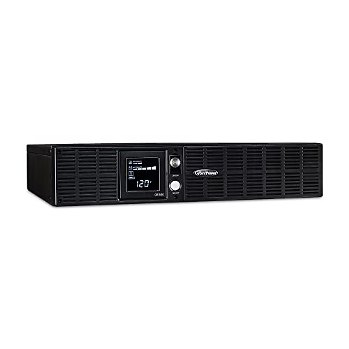 CyberPower OR1500LCDRT2U Smart App LCD UPS System, 1500VA/900W, 8 Outlets, AVR, 2U Rack/Tower