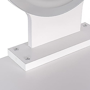 Kindmin Makeup Vanity Table Set with 3 Modes Adjustable Lighted Mirror Cushioned Stool, Dressing Table for Small Space