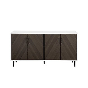 SEASD Kitchen Sideboard with 2/4 Doors Antique Cabinet Storage Buffet Suitable for Living Room Kitchen Room Mid-Century Style (Color : D, Size : As Shown)