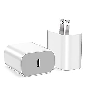 iPhone 12 Charger Block MFI Certified 2Pack Fast USB C Wall Charging Power Adapter Plug for Apple iPhone 14/13/12/12 Mini/12 Pro Max/11/ iPad Pro USB-C Charge Brick