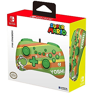 HORI Nintendo Switch HORIPAD Mini (Yoshi) Wired Controller Pad - Officially Licensed By Nintendo