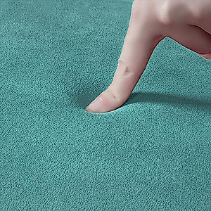 MeetLeisure Rattan Dining Chair Set of 2, Mid-Century Modern Chairs with Metal Chrome Legs, Armless Cane Back Chairs with Upholstered Cushion for Home Kitchen Dining Room, Aqua