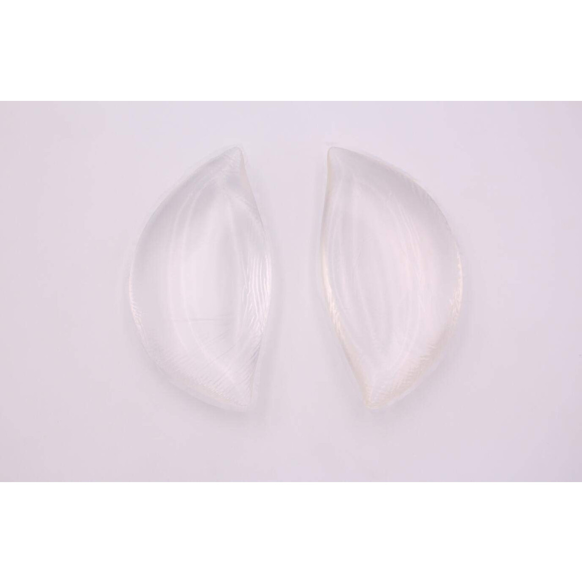1Pair Thicken Breathable Silicone Gel Bra Inserts Pad Breast Enhancers Push-up Booster Molding Pads Perforated Swimwear for Women Lady Girls Bikini Swimsuit(Clear)