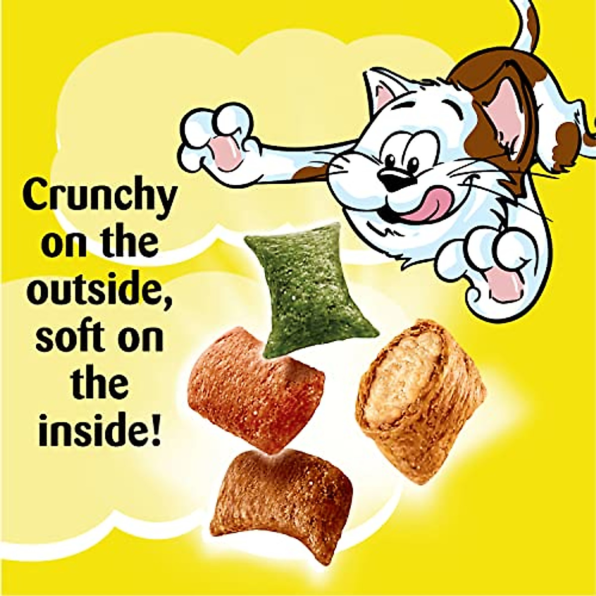 TEMPTATIONS ShakeUps Crunchy and Soft Cat Treats, Clucky Carnival Flavor, 5.29 oz. Pouch