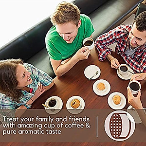 PUREHQ Ninja Water Filter for Ninja Dual Brew Coffee Maker - Compatible with DualBrew Pro CFP201 CFP301 CFP307 CFP451CO - Includes Filter Holder and 3 Pack of Charcoal Water Filters