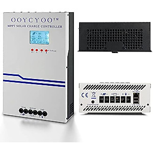 100 Amp MPPT Solar Charge Controller 24V 12V Auto, 100A Solar Panel Regulator Max Input Power 2500W, for AGM Sealed Gel Flooded Lithium Battery