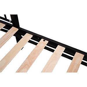 ZVAIGE Metal Double Full Bunk Bed with Shelves and Mesh Panels - Space Saving Loft Bed, Desk Sofa Bed - Ideal for Bedrooms and Dorms - Sturdy and Versatile Single Bunk Bed