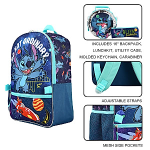 Disney Lilo & Stitch So Not Ordinary 5-Piece Backpack Set for school
