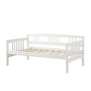 DHP Kayden Daybed Solid Wood, Twin, White