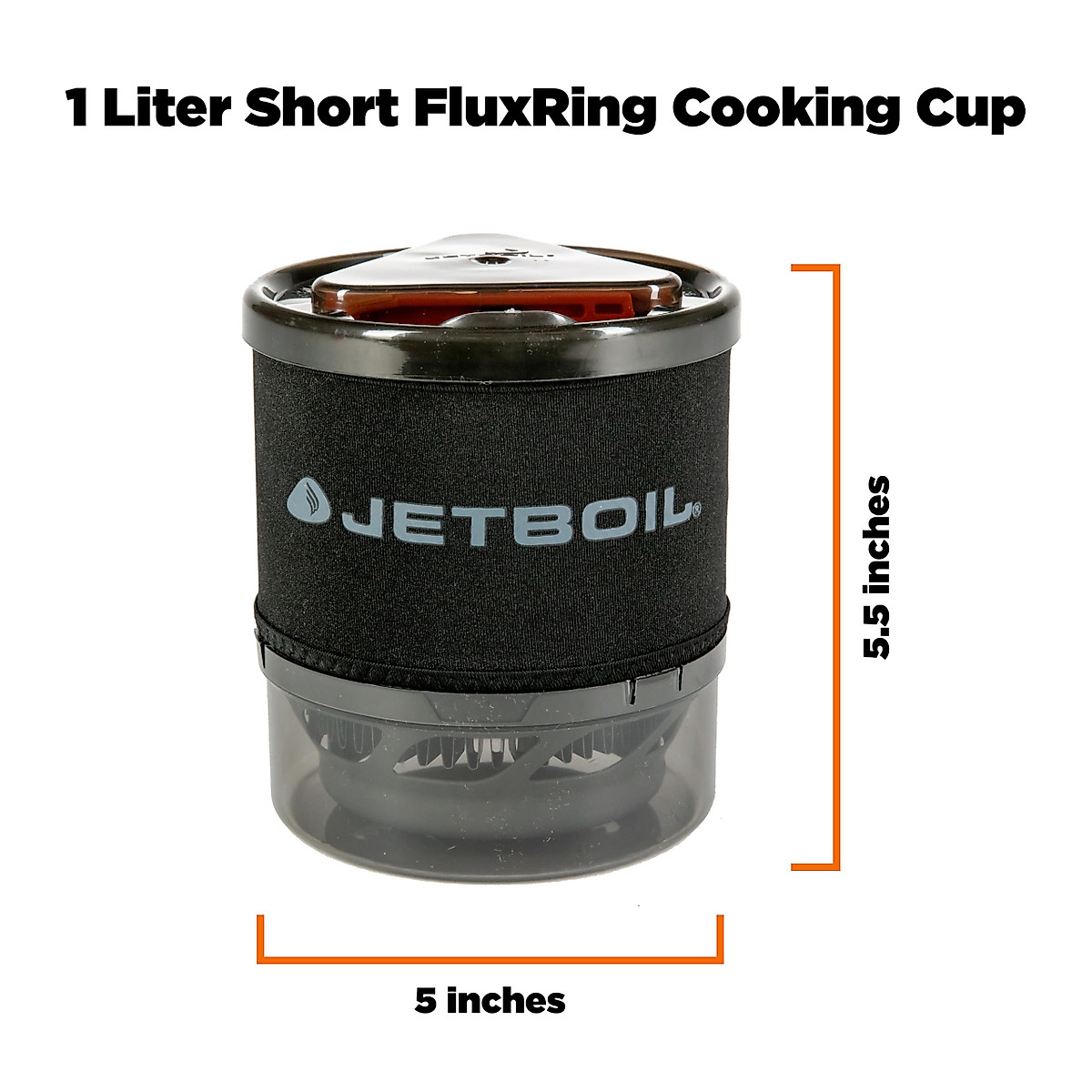 Jetboil MiniMo Camping and Backpacking Stove Cooking System with Adjustable Heat Control (Carbon)