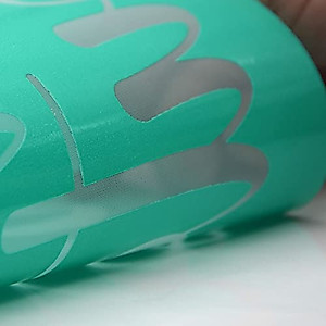 BOOLOOEN Silk Screen Stencils Self-adhesive Transfer Stencil Reusable Washable Mesh Stencil for Wood Fabric DIY Home Decor 8.5x11inch(love)