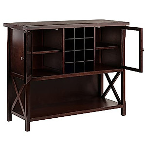 Winsome Xola Buffet Cabinet, Cappuccino