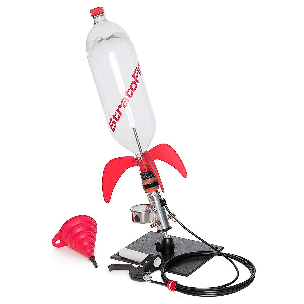 Relationshipware StratoLauncher IV Deluxe Tilting Water Rocket Launcher + StratoFins Kit