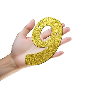 Awesome Since 1974 Gold Glitter Banner, 50th Birthday Decorations Men Women, 50th Anniversary Decorations, 50th Birthday Banner