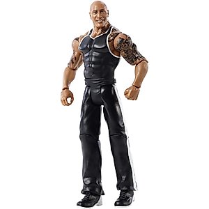 WWE MATTEL Top Picks The Rock Action Figure, 6-in Posable Collectible & Gift for Ages 6 Years Old & Up
