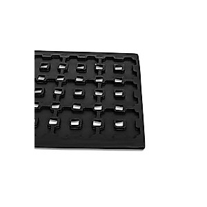 BirdRock Home Rubber Stair treads for Outdoors | Basket Weave Design | 9" x 30" | 4 Pack | Beautifully Designed Stair mats | Outdoor Stair treads Non-Slip Weather Resistant