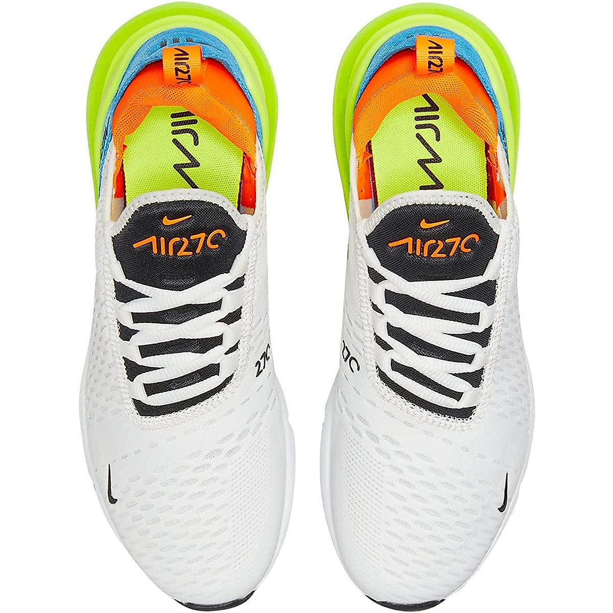 Nike Women's W Air Max 270 Nerf DO6691-100 Shoes, Summit White/Black-white-volt, 7.5