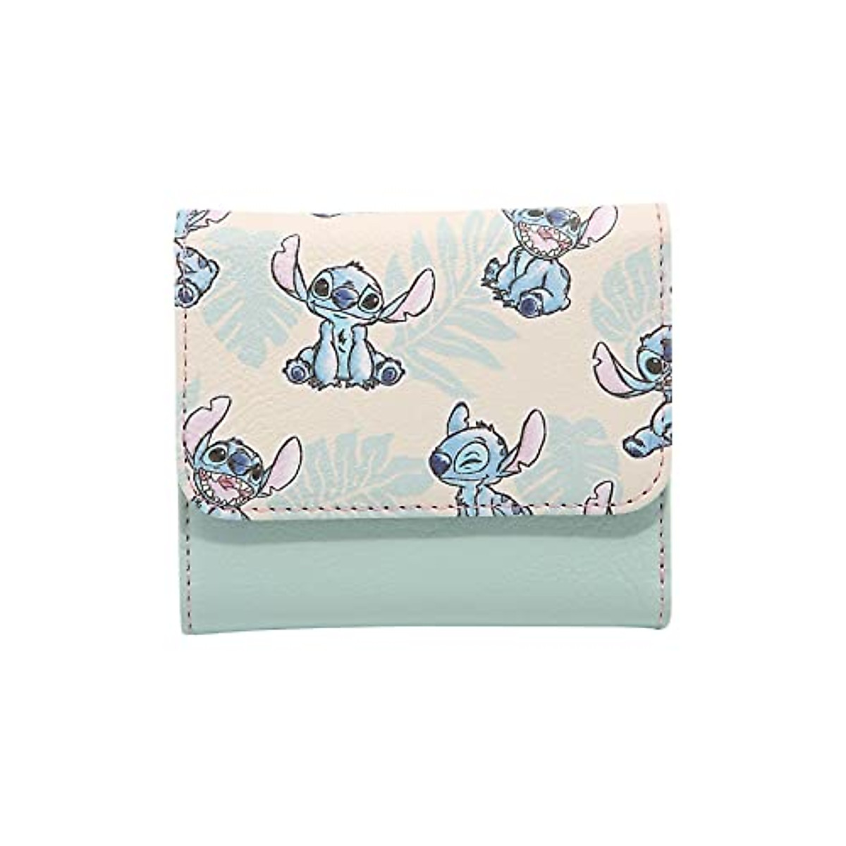 Loungefly Disney Lilo & Stitch Tropical Leaves Mini Wallet
