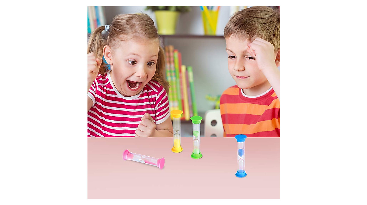 ArtCreativity 2-Minute Colored Sand Timers - Set of 12