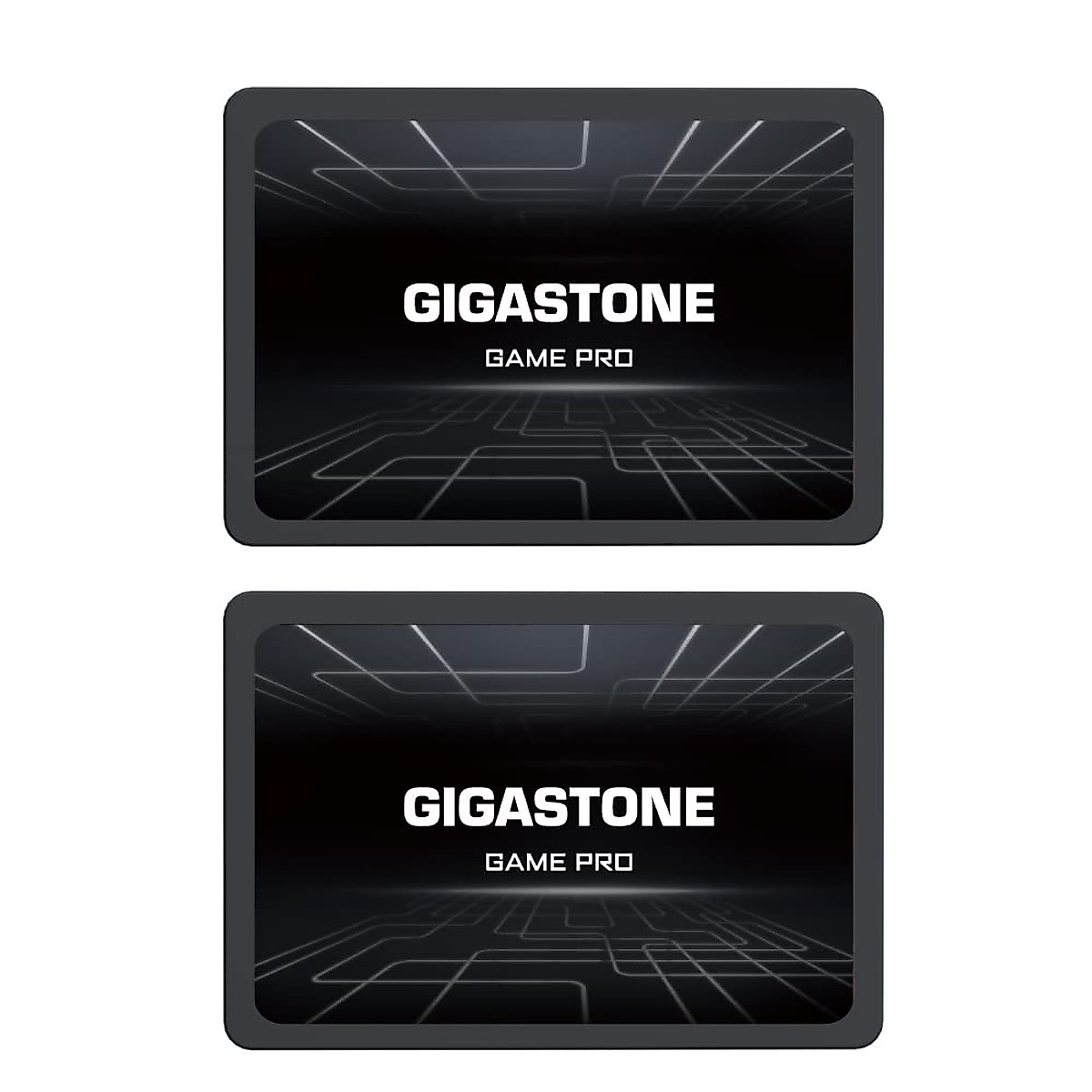 Gigastone SATA SSD 512GB (2-Pack) 2.5 inch SSD 530MB/s Upgrade Laptop PC Memory and Storage PS4 HDD Replacement 2.5" Internal Solid State Hard Drives SATA III SLC Cache 3D NAND Game Pro Performance
