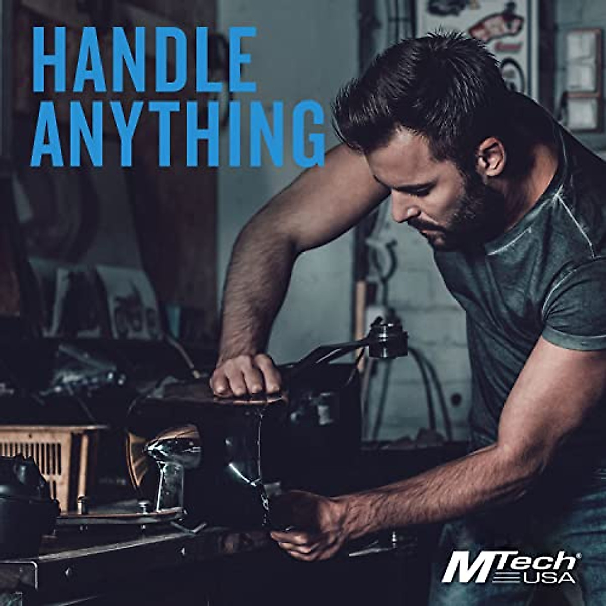 MTech USA – Spring Assisted Folding Knife – Black Stainless Steel Blade and Black Aluminum Handle with Rope Cutter, Glass Punch and Pocket Clip - Hunting, Camping, Survival, Tactical, EDC – MT-A845BK