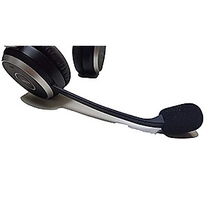 Jabra Evolve 65 Bluetooth Stereo Wireless Headset - Compatible with Computers, Macs, and Mobile Devices, and Ideal for Voice and Video Apps like Zoom, Teams, and Meet Plus, GTW Spare Cushions Included