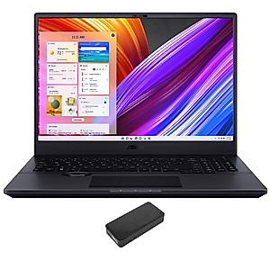 ASUS ProArt Studiobook H7600ZX Home & Business Laptop (Intel i7-12700H 14-Core, 32GB DDR5 4800MHz RAM, 2X 1TB SSD, GeForce RTX 3080 Ti, 16.0" 60Hz 4K (3840x2400), Win 11 Home) with USB-C Dock