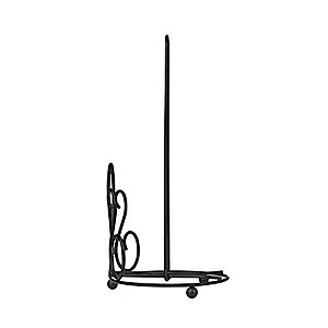 Spectrum Diversified Tuscan Paper Towel Holder, Black