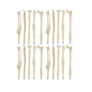 Pack of 20 Novelty Nurse Anatomical Bone Pens in Black Ink. Great gift for Nurse, Doctor, Vet, Med Student.