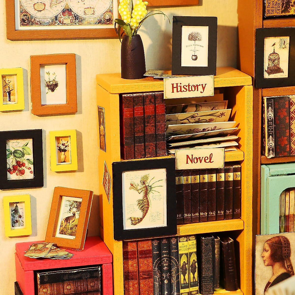 Rolife 1:20 Miniature House Kits-Tiny House Kit-DIY Miniature Dollhouse Kits for Adults-Model Building Craft Kits-Hobbies Gifts for Women and Men